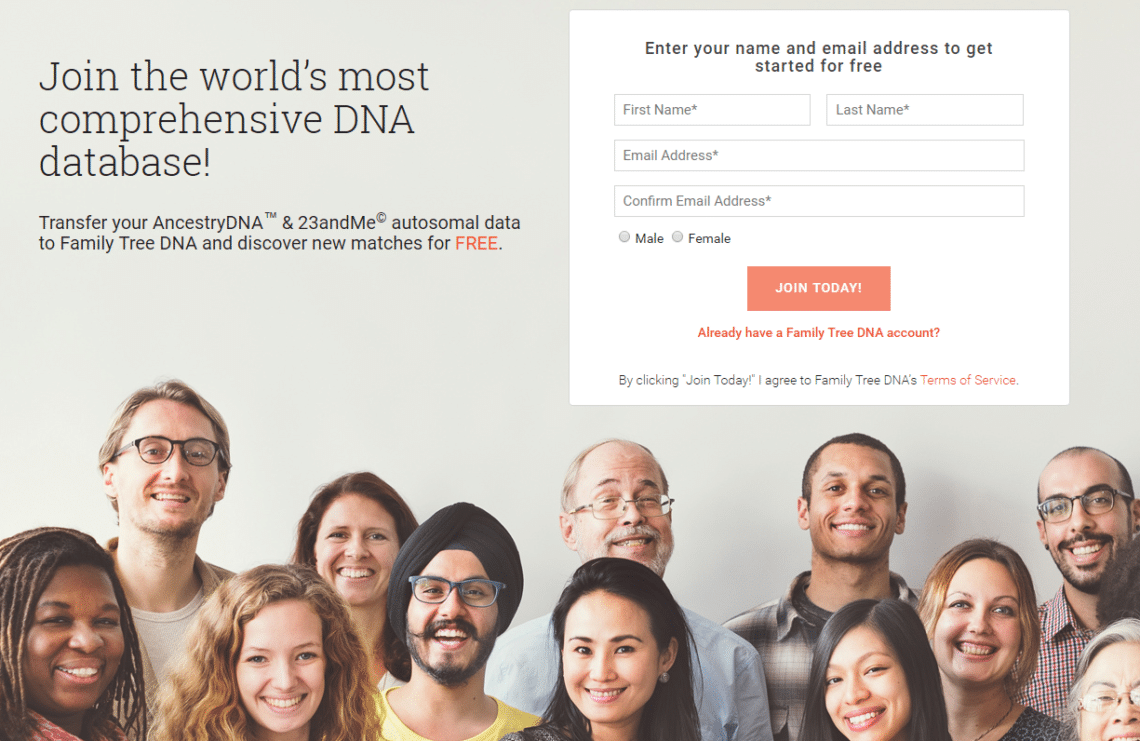 FTDNA Now Offers Completely Free DNA Uploads and Cousin Matching