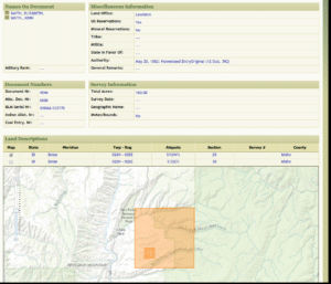 Find Homestead Act and Other Land Records for Genealogy from the BLM