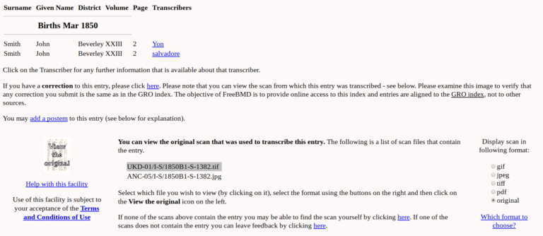 How to Use the Free GRO Index for English Genealogy Research