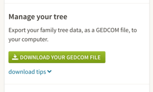 How to Create a GEDCOM and Move or Share Your Family Tree