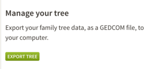 How to Create a GEDCOM and Move or Share Your Family Tree