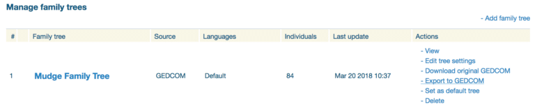 How to Create a GEDCOM and Move or Share Your Family Tree