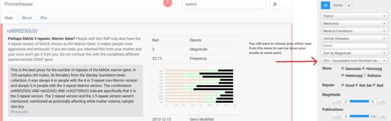 Promethease Review: Use Your Existing DNA Test to Get a Genetic Health ...