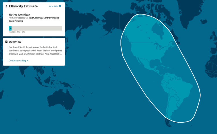 Example DNA Results from 23andMe, Ancestry, MyHeritage and FTDNA