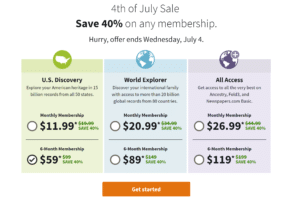 40% Off Ancestry.com Subscriptions for the 4th of July Only!