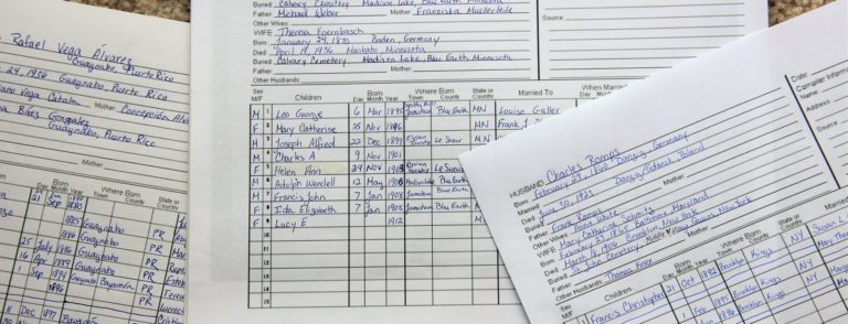 How a Family Group Sheet Can Help You Find Your Ancestors