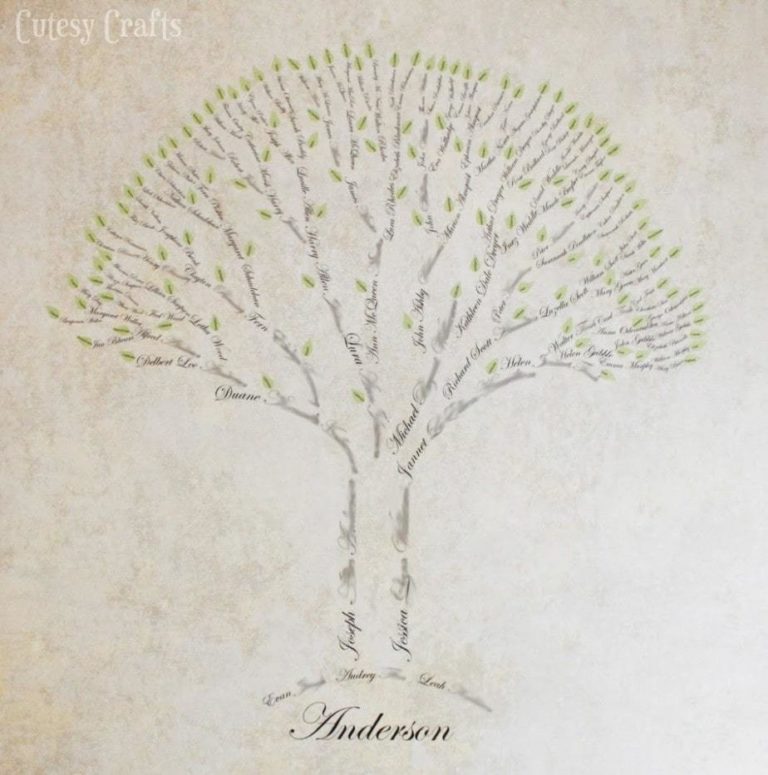 6 Unique Family Tree Craft Projects To Keep You Busy This Fall