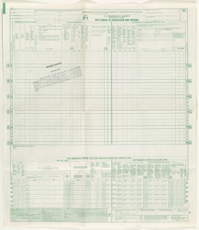 The 1950 Census: Your Guide to When, Where and How to Access It